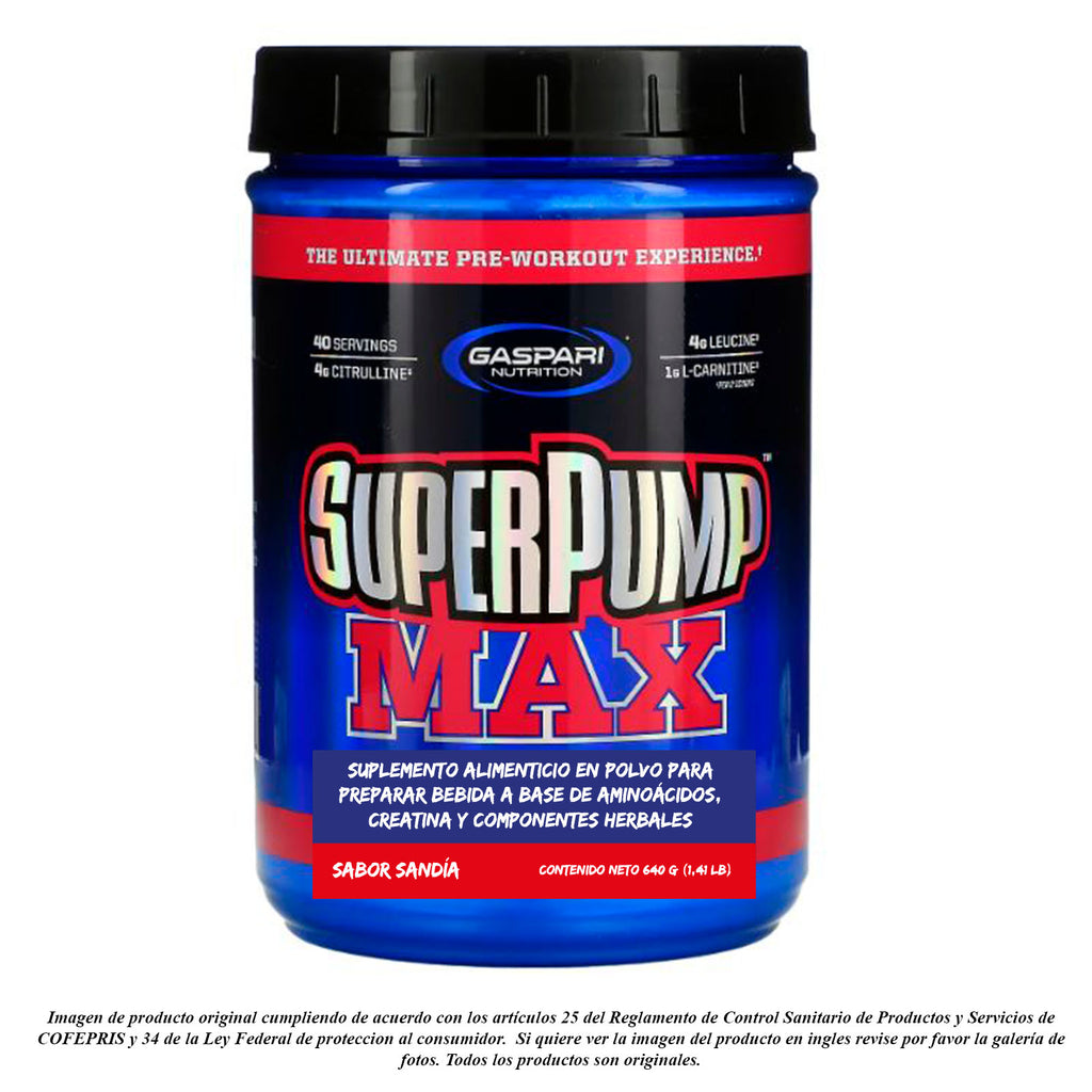 Super Pump Max 40 srvs – Bodyperformance Store
